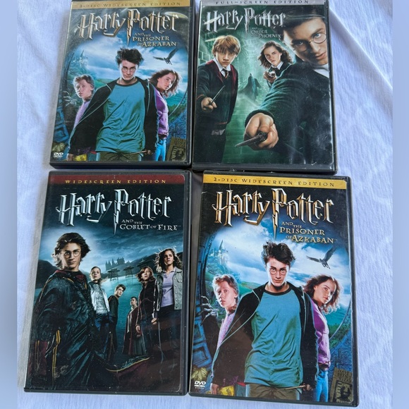 Wizarding World Of Harry Potter | Other | Harry Potter Dvds 4 In Set ...